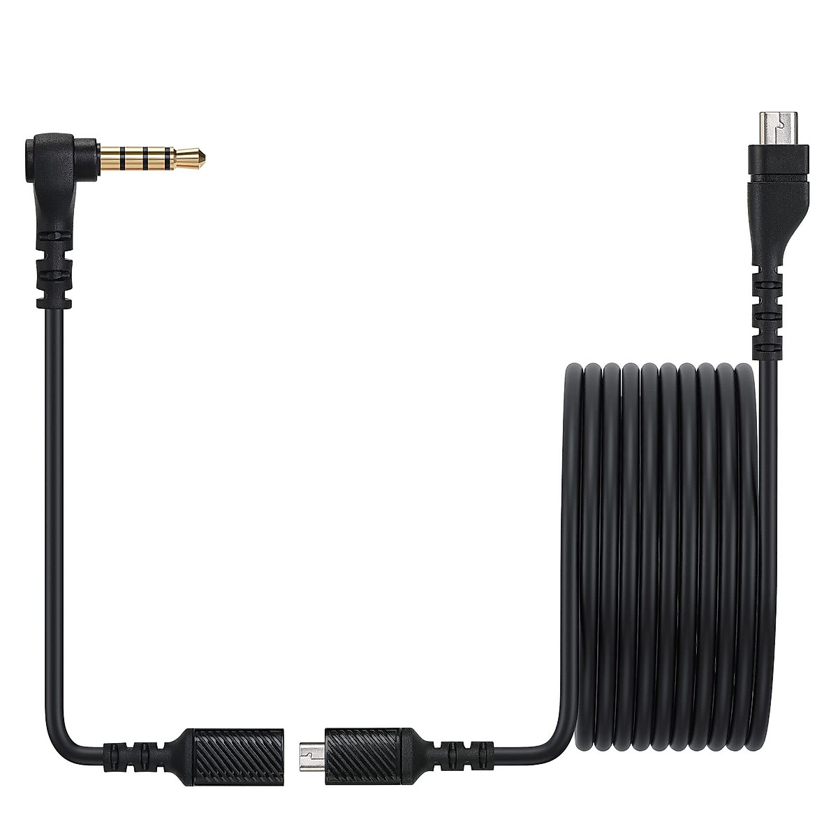 EARLA TEC Replacement Audio Cable Cord, Compatible for SteelSeries Arctis 3 /Arctis 5/ Arctis 7 /Arctis Pro Gaming Headphones with Male to 3.5mm Female Cable Adapter (with 3.5mm converter, Black)