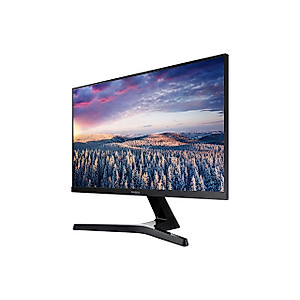 Samsung Business SR35 Series 24-Inch FHD 1080p Computer Monitor, 75Hz, IPS Panel, HDMI, VGA (D-Sub), VESA Compatible, Ultra-Thin 3-Sided Border-Less Bezel (LS24R356FZNXZA) (Renewed), Black