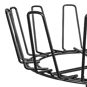 Household Essentials 3-Tier Shoe Storage Tree, Matte Black