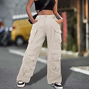Wide Leg Vacation Pants Plus Size Wide Leg Linen Pants Straight Pants Joggers For Women Joggers For Women Straight Leg Pants Womens Fold Over Yoga Capris Wide Leg Exercise Pants Black Trousers For