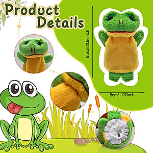 12 PCS Finger Puppets Set Mini Stuffed Animals Finger Puppet for Storytelling Playing Teaching Shows Playtime Schools Birthday Party Favor Supplies