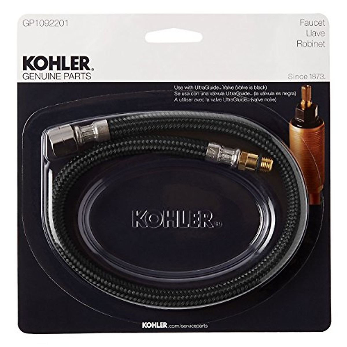 KOHLER GENUINE PART GP1092201 HOSE KIT , Black