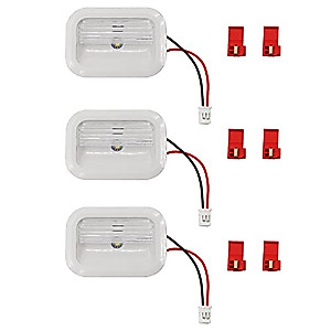 2023 Upgrade W10695459 W10843353 W11205083 For Whirlpool Kenmore Maytag Refrigerator Led Light Module*3 Components（OEM） Replacement Ap5971112 W10660728 W10279030 W11126053 2-Year Warranty