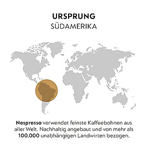 Nespresso Capsules OriginalLine, Vienna Linizio Lungo, Mild Roast Coffee, 50 Count Coffee Pods, Brews 3.7 Ounce (ORIGINAL LINE ONLY)