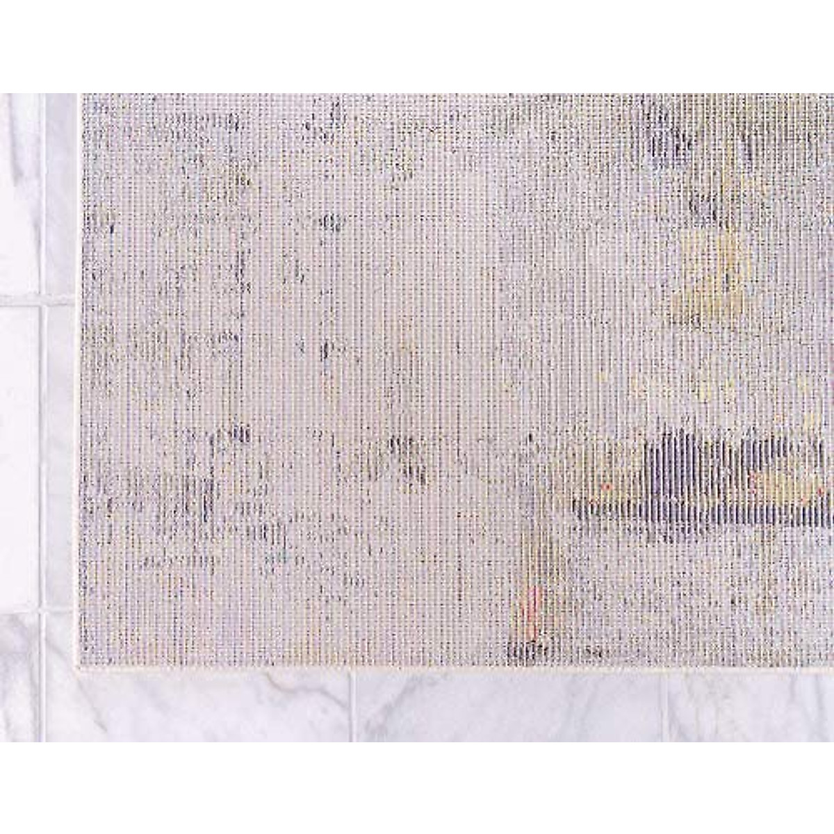 Unique Loom Chromatic Collection Modern Rustic & Vibrant Abstract Area Rug for Any Home Décor, 8 ft x 10 ft, Beige/Gray