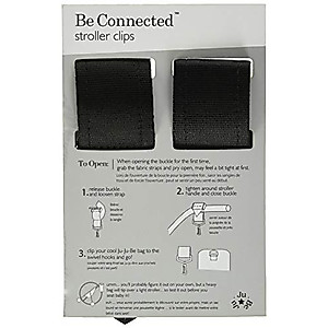 JuJuBe Be Connected Stroller Attachment, Classic Collection - Silver