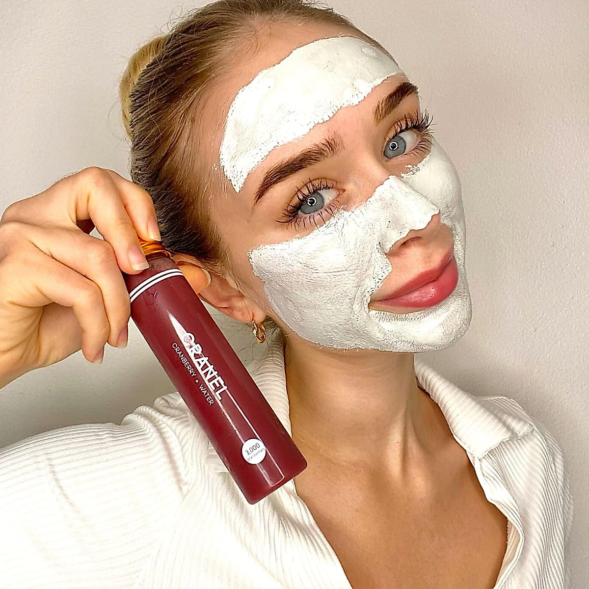 CRANEL UTI BV Support Cranberry Elixir, 1X Bottle (1 Week Supply) + Free pH Test Kit (4X Tests), Clinically-Proven, Packed with 3,000 Real Cranberries (Tart Taste) Vegan & Non-GMO, Zero Added Sugar