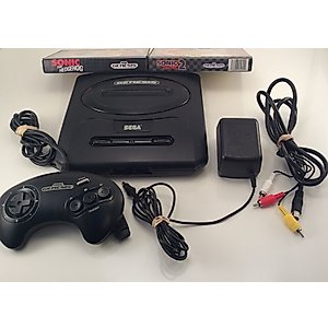 Sega Genesis Core System 2 Sonic Bundle - Includes Sonic 1 & 2