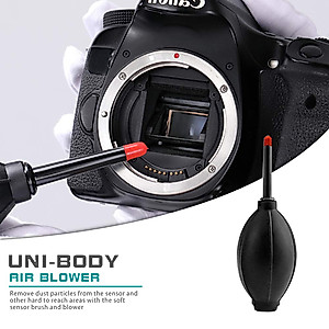 ParaPace Professional Camera Cleaning Kit (with Waterproof Case),Including Cleaning Solution/5 APS-C Cleaning Swabs/Lens Pen/Air Blower/Cleaning Cloth for DSLR Cameras(Canon,Nikon,Sony)