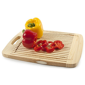 Core Bamboo Tulip Collection Cutting Board, Natural, Medium
