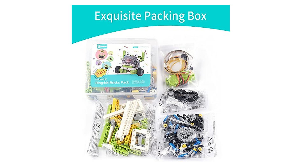 ELECFREAKS micro:bit Ring:bit Kit - 6 Fun Builds