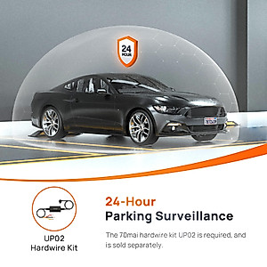 70mai True 2.7K 1944P Ultra Full HD Dash Cam Pro Plus+ A500S, Front and Rear, Built in WiFi GPS Smart Dash Camera for Cars, ADAS, Sony IMX335, 2'' IPS LCD Screen, WDR, Night Vision