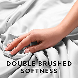 Linen Market Bed Sheets for Queen Size Bed (Navy) - Sleep Better Than Ever with These Soft and Cooling Queen Sheets - Deep Pocket Fits 16" Thick Beds - 4 Piece Queen Sheet Set