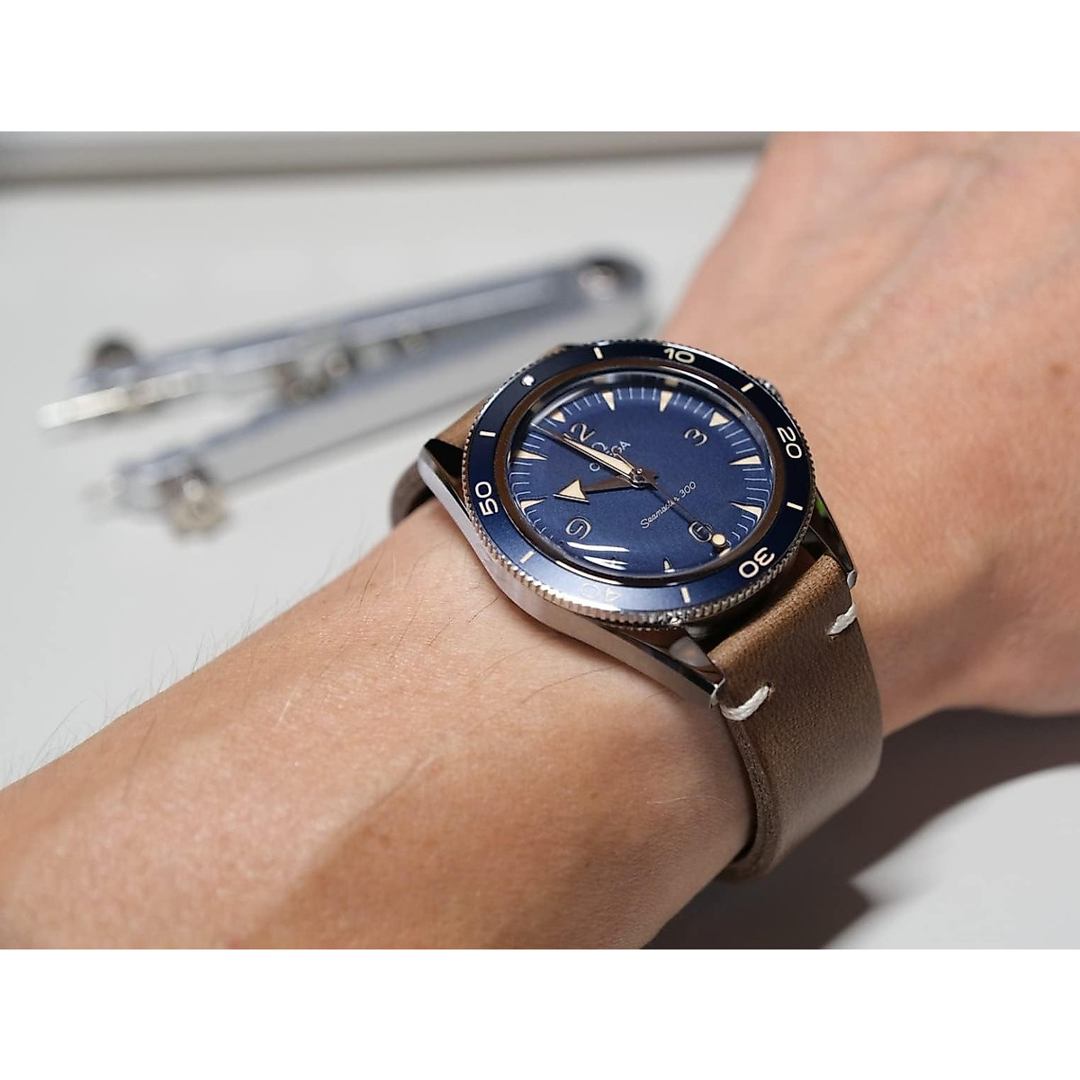 Hemsut Leather Watch Bands, Horween Leather Watch Strap for Men 18 19 20 21 22 24mm Quick Release Handmade Vintage Replacement Wrap