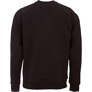 Kappa Men's Crew Neck, Long Sleeves, Regular fit, Hood, Black, XX-Large