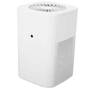 Air Purifiers Solar Powered Filter Air Cleaner for Pollen Smoke Dusts Pets Dander Bedroom Car Dog House Chicken Office Living Room Kitchen White