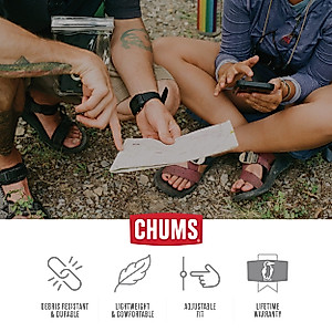 Chums Slip Fit Rope Glasses Retainer - Unisex Adjustable Eyewear Holder Sunglasses Strap (Black/Brown/Tan), One Size, (12121827)