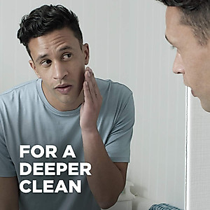 Dove Men+Care Shower Tool For Stronger, Healthy-Feeling Skin Active Clean Scrubs and Exfoliates for a Deeper Clean With Body Wash, 4 Pack