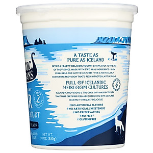 Icelandic Provisions 30 oz Traditional Skyr Yogurt, Whole Milk