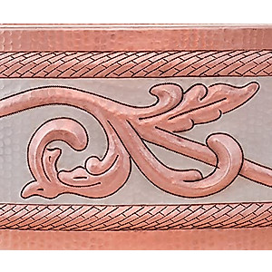 Copper Farmhouse Round Apron Kitchen Sink Silver Design