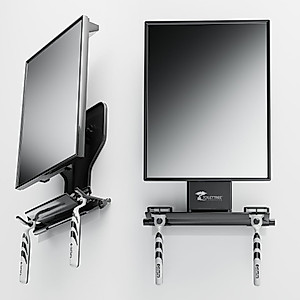 ToiletTree Products Deluxe Larger Fogless Shower Shaving Mirror with Squeegee, Large, Black