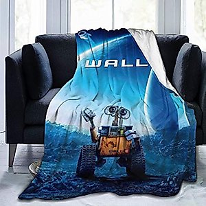 Wall-E Ultra-Soft Micro Fleece Throw Blanket 3D Printed Lightweight Cozy Bed Sofa Blanket 50"" x40