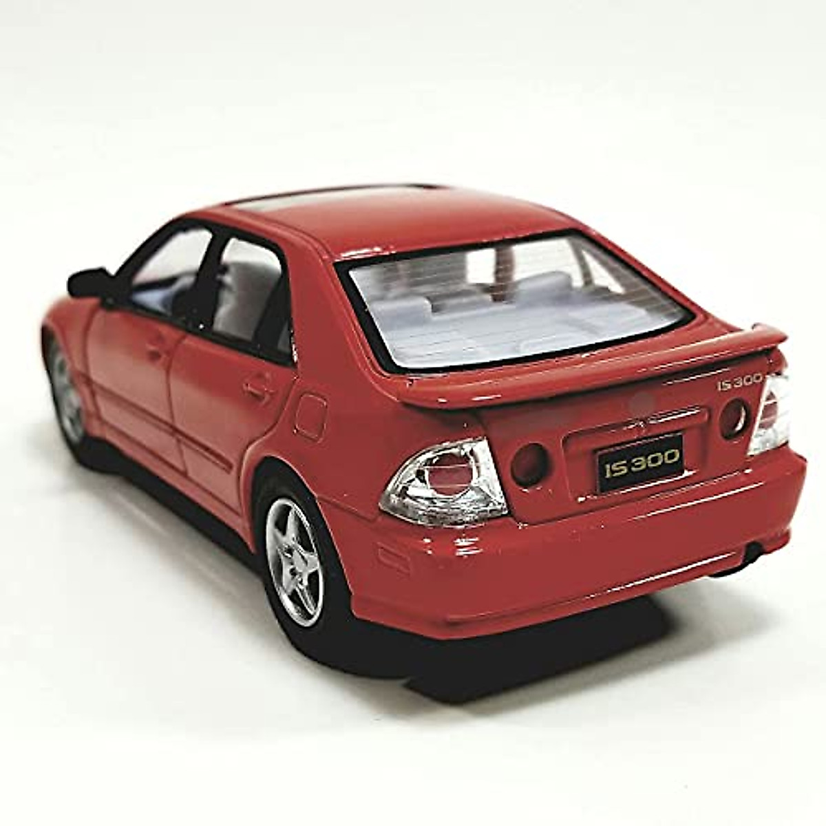 Kinsmart Lexus IS300 Fire Red Hardtop with Sunroof 1/36 Scale Diecast Car