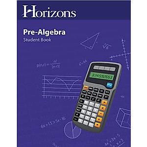 Alpha Omega Publications JMS071 Horizons Pre-Algebra Student Book