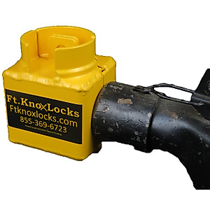 Bulldog Sliding Collar Coupler/Hitch Trailer Lock Includes Trimax Puck Lock