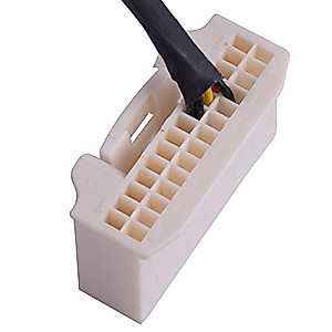 beler 28 pin CD Bluetooth Microphone Cable Wiring Harness Interface Connection w/1.5m Wire fit for Toyota Camry Hilux RAV4 Audio Head Unit