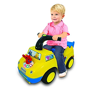 Sesame Street Elmo School Bus Ride-On, 12 months to 36 months