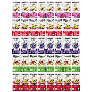 Honest kids Assorted Organic Juice Drink Variety Pack, 6 Fl Oz, (40 Count)