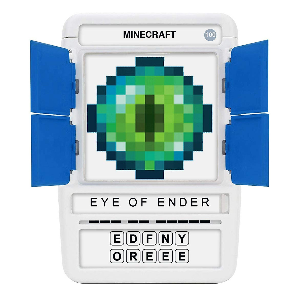 100 PICS Unofficial & Independent Minecraft Guide - Guess 100 Minecraft Items | Flash Cards with Slide Reveal Case | Card Game, Gift, Stocking Stuffer | for Kids and Adults | Ages 6+