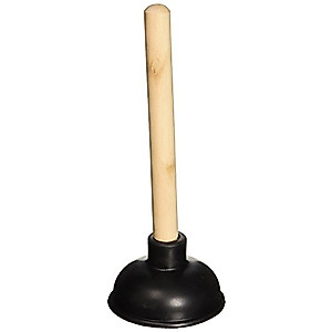 MINTCRAFT 8317-B Mint Craft Drain Plunger, 4", Black