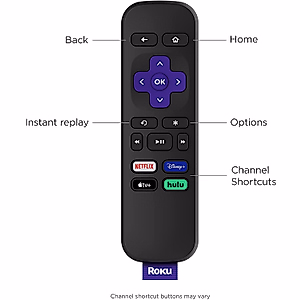 Roku Express HD Streaming Media Player with High Speed HDMI Cable and Simple Remote & Bundle Swanky Cables HDMI Cable