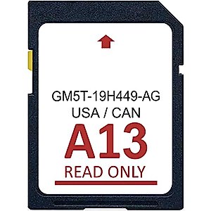 2022 Latest Version Navigation sd Card Fits Ford Lincoln USA Canada Newest GPS Map Card Updated A13 - GM5T-19H449-AG + Antifog Stickers