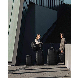 Db Journey The Hugger Roller Bag | Black Out | 90L | Lightweight & Super Sturdy, Hook-Up System Compatible