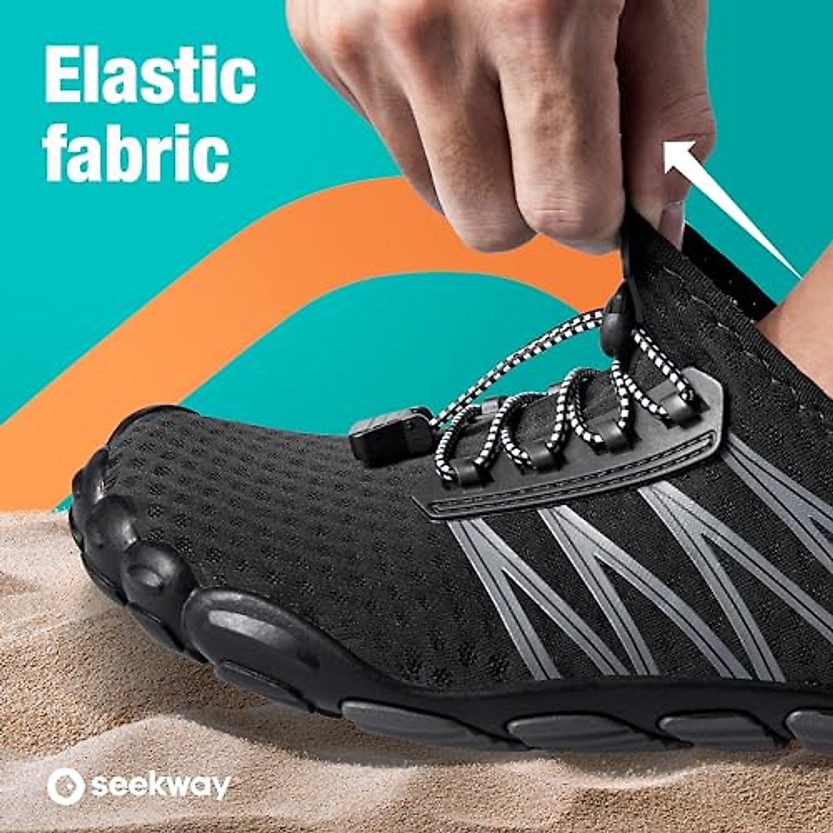 SEEKWAY Water Shoes for Women Adult Quick-Dry Aqua Sock Barefoot Men for Beach Swim River Pool Lake Hiking Kayaking Surfing