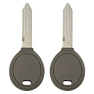Keyless2Go Replacement for New Uncut Transponder Ignition Car Key Y164 (2 Pack)