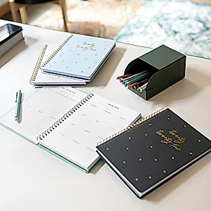 Letts Celebrate Weekly/Monthly Planner, 12 Months, January to December, 2024, Gold Twin-Wire Binding, A5 Size, 8.25" x 5.875", Multilingual, Rose (C082185-24)