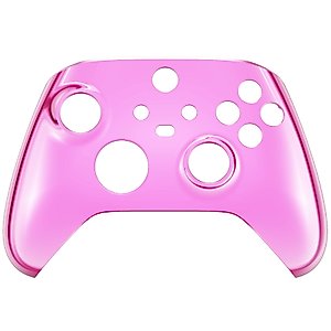 eXtremeRate Custom Shell for Xbox Core Wireless Controller - Revamp Your Gaming Gear - Chrome Pink Replacement Game Acessories Cover Faceplate for Xbox Series X & S Control [Controller NOT Included]