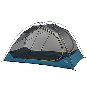 Kelty Far Out Backpacking Tent + Tent Footprint Package, 2 or 3 Person Capacity, Backpacking Starter Kit and Camping Shelter, Stuff Sack Included (2 Person)