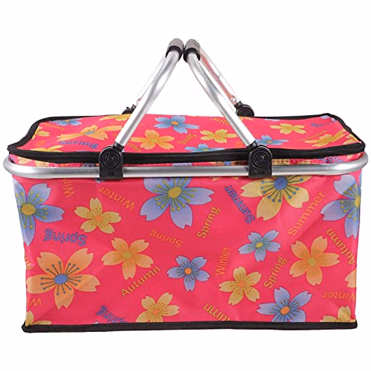 Healifty Lunch Bag Insulated Food Delivery Bag Pastry Pizza Pie Carrier Camping Lunch Bag Hot Cold Food Transport Bag for Travel Beverages Pizza Grocery Decorative Lunch Bag