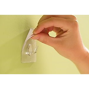 GeckoTech 282313 Removable, Reusable Hooks with Microsuction Technology, 3-Pound, 2-Pack