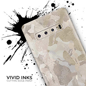 DesignSkinz Desert Camouflage V2 Protective Vinyl Decal Wrap Skin Cover Compatible with The Samsung Galaxy S20 (Screen Trim & Back Glass Skin)
