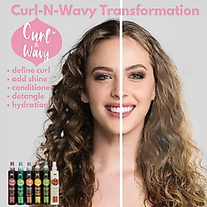 ON NATURAL CURL-N-WAVY CURL DEFINING CONDITIONER & DETANGLER [JAMAICAN BLACK CASTOR OIL] 8 OZ