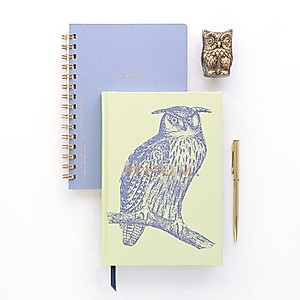 Designworks Ink Vintage Sass A5 Hardcover Notebook Journal, Whom, 14.6cm x 21.6cm, Green, JB86-1104EU