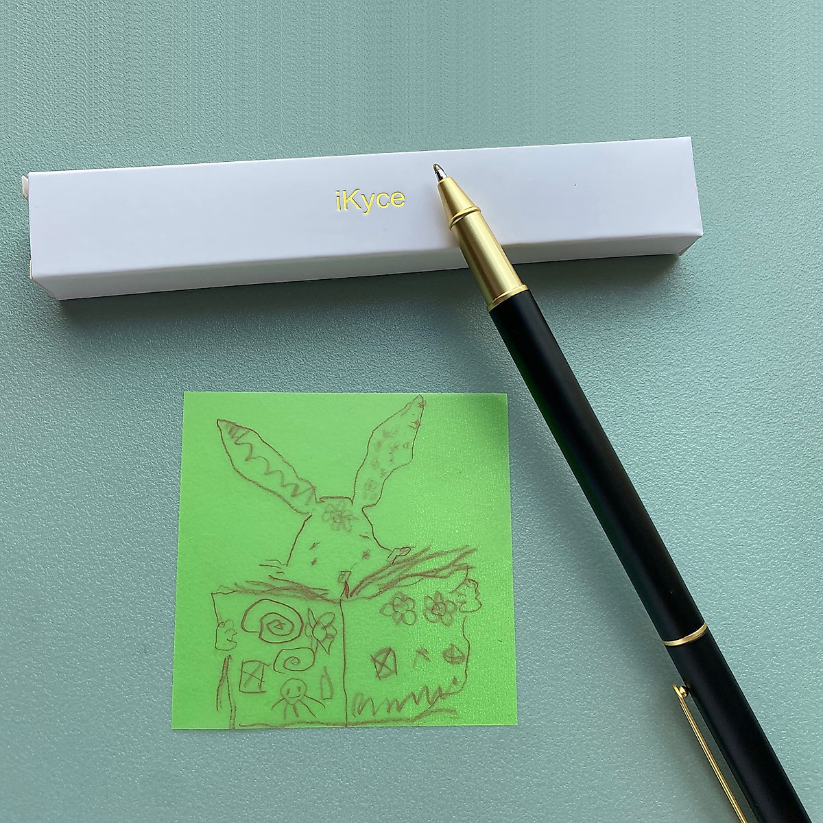 iKyce 400 Sheets Transparent Sticky Notes， 3 x 3 inch Clear Self-Sticky Annotation, Waterproof Translucent Color Memo Pad, See Through Office & School Supplies, 50 Sheets Per Pad , 8 Pads in Total