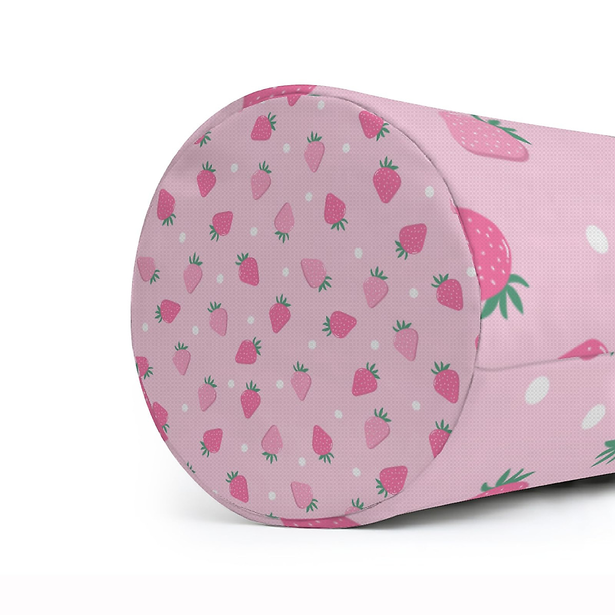 Cute Strawberry Pink Laundry Basket with Handle 86L Laundry Hamper Collapsible Toys Storage Basket Toys Room Storage Basket