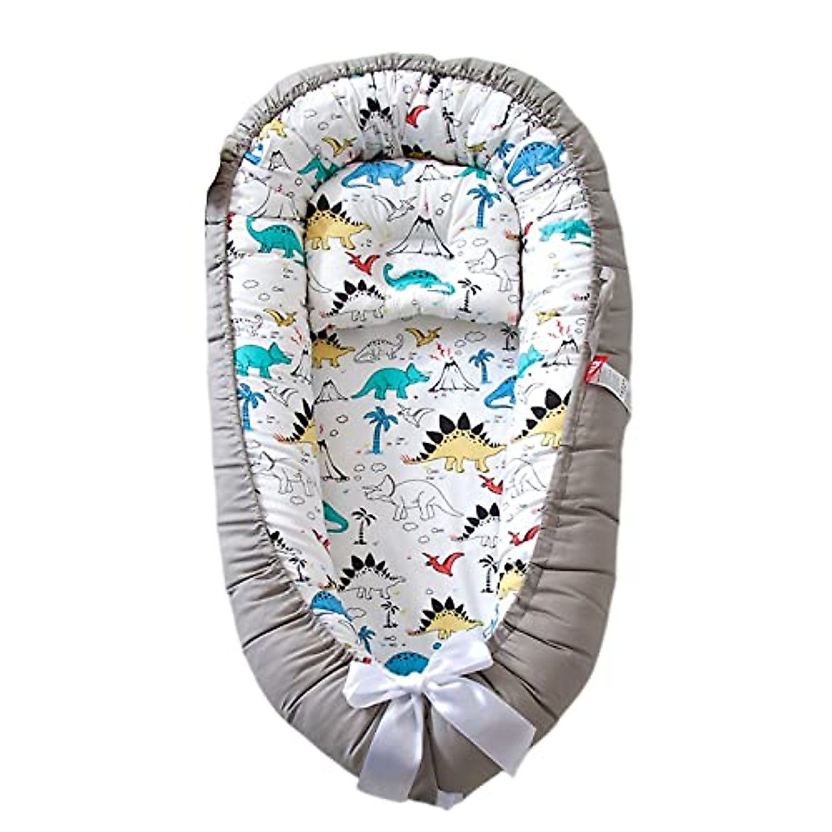 Baby Lounger, Baby Lounger for Co Sleeping Newborn Lounger Cover Sleeper Baby Sleeping Bed, 100% Soft Breathable Newborn Lounger Nest for 0-12 Months Infant Lounger Floor Seat for Lounger (C)